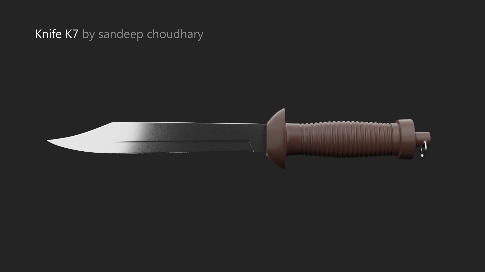 Knife K7 3D Model - TurboSquid 2230252