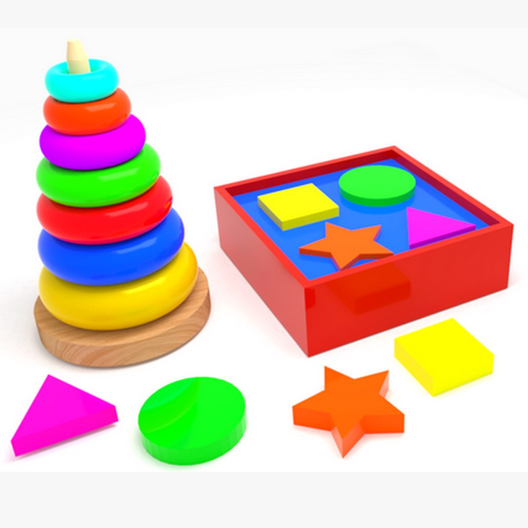 3D Baby Toys Collection 3D Model Model - TurboSquid 1870067