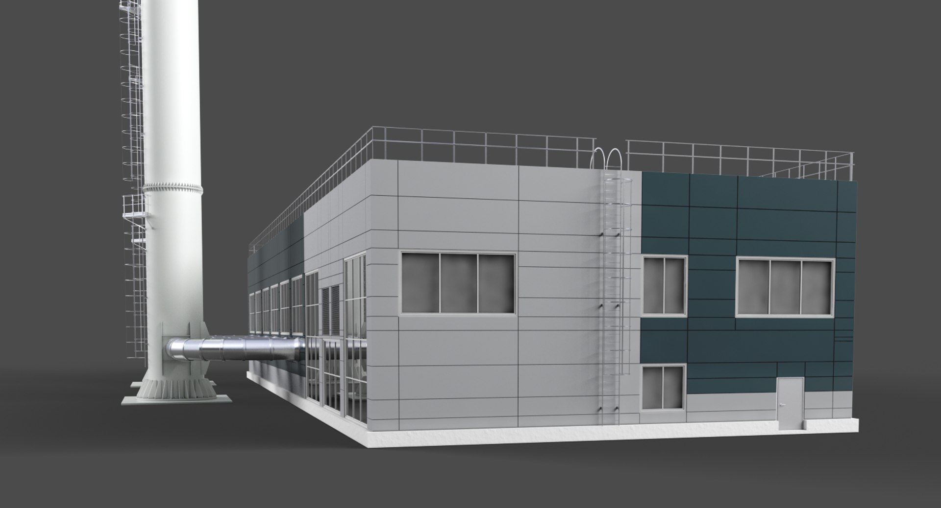 Boiler House 3D Model - TurboSquid 1472520