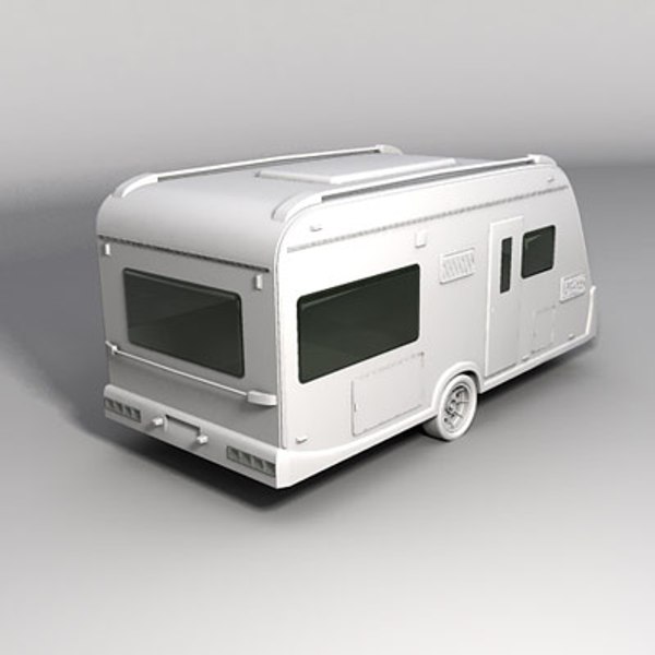 camper caravan 3d model