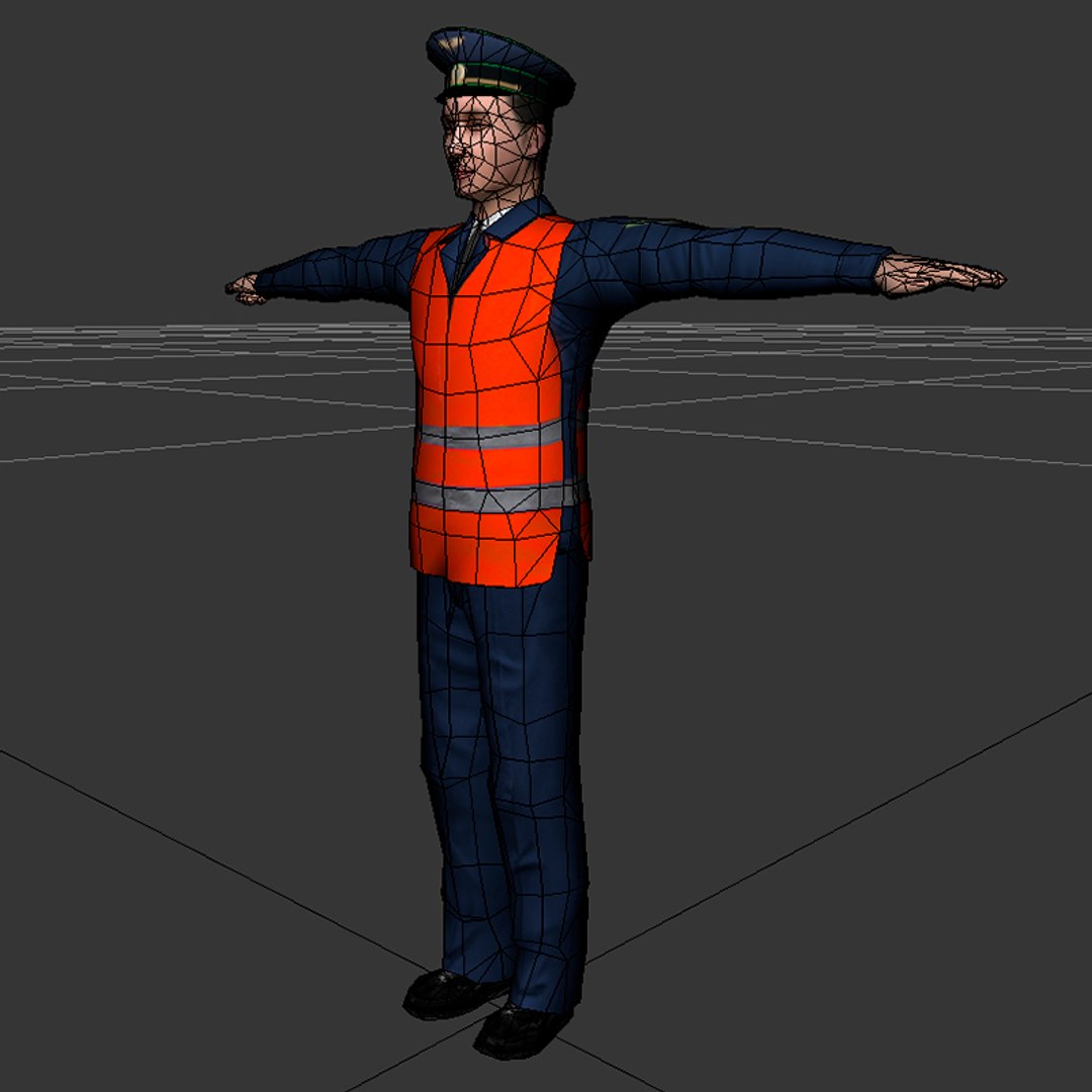3dsmax Railwayman Railroader