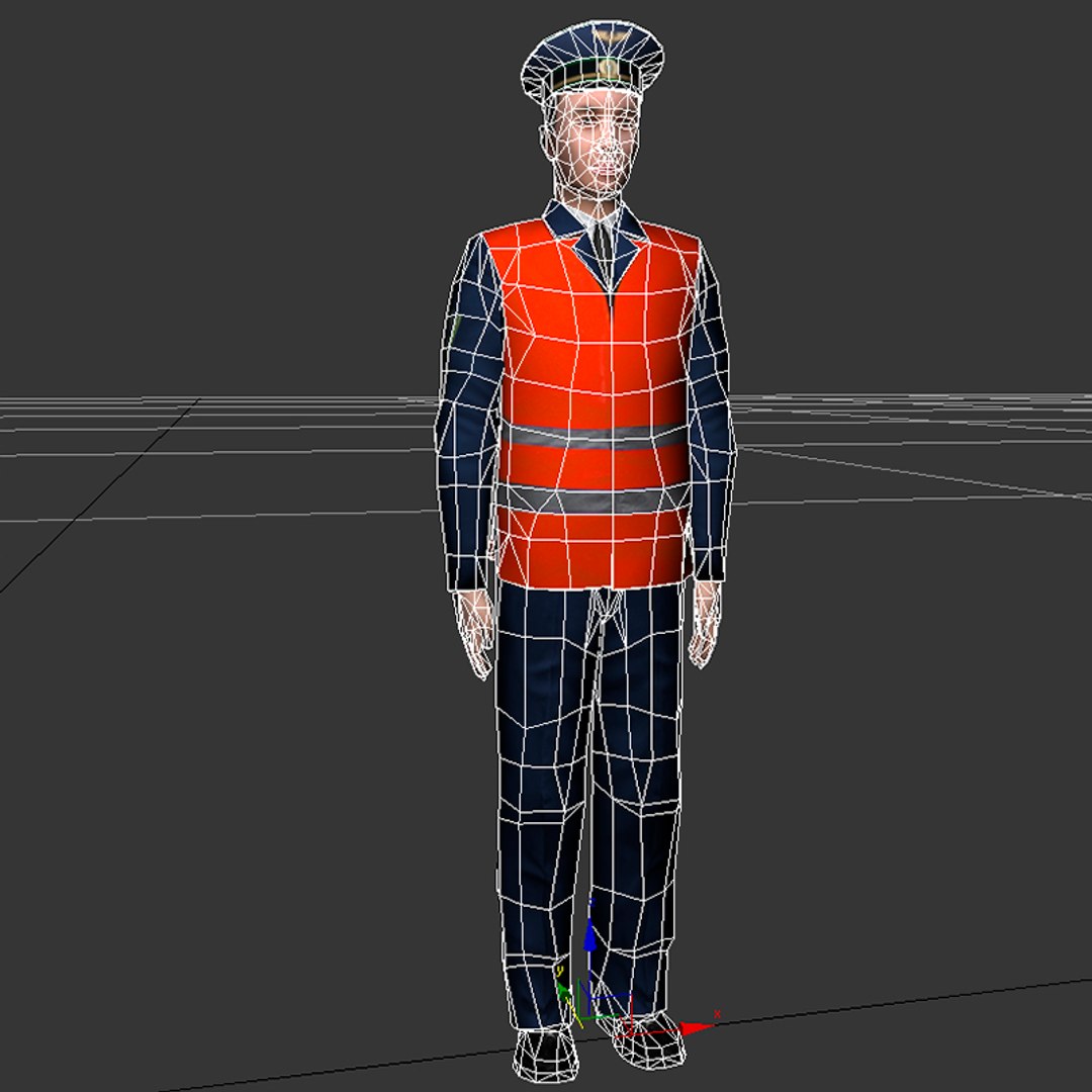 3dsmax Railwayman Railroader