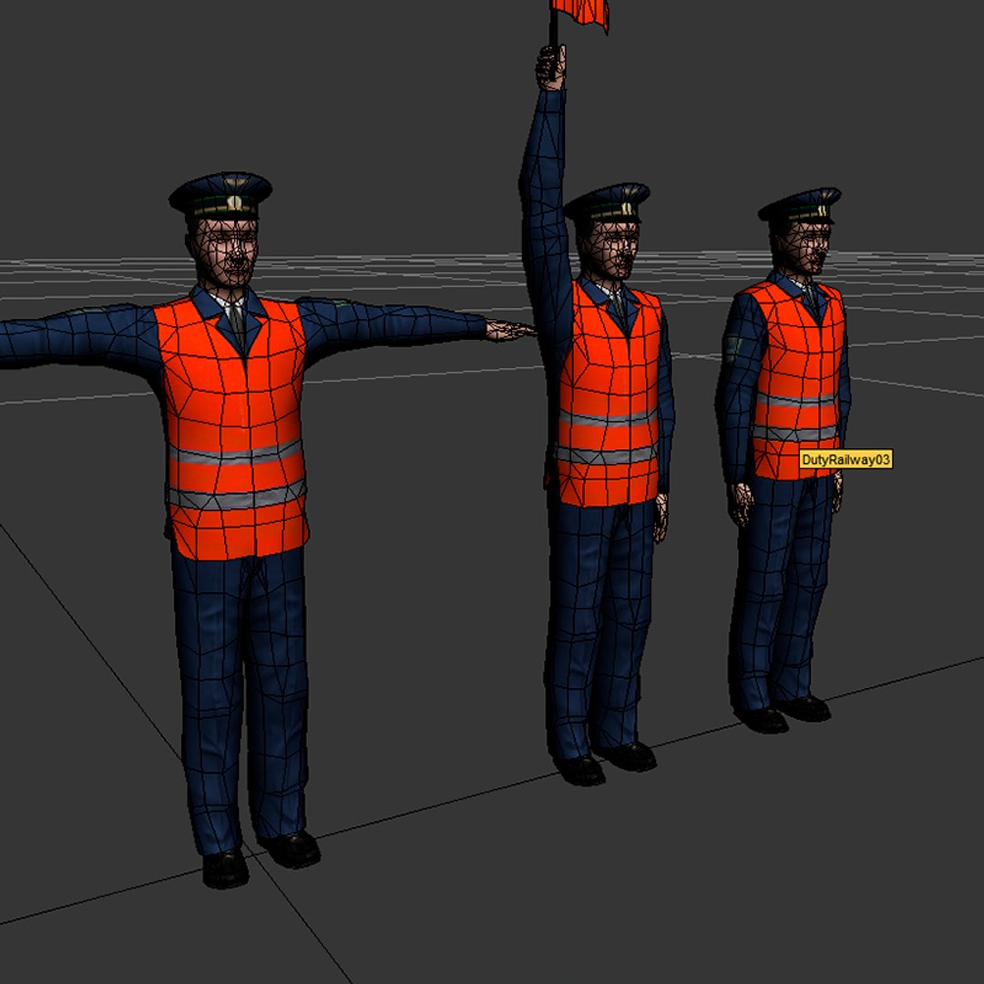 3dsmax Railwayman Railroader