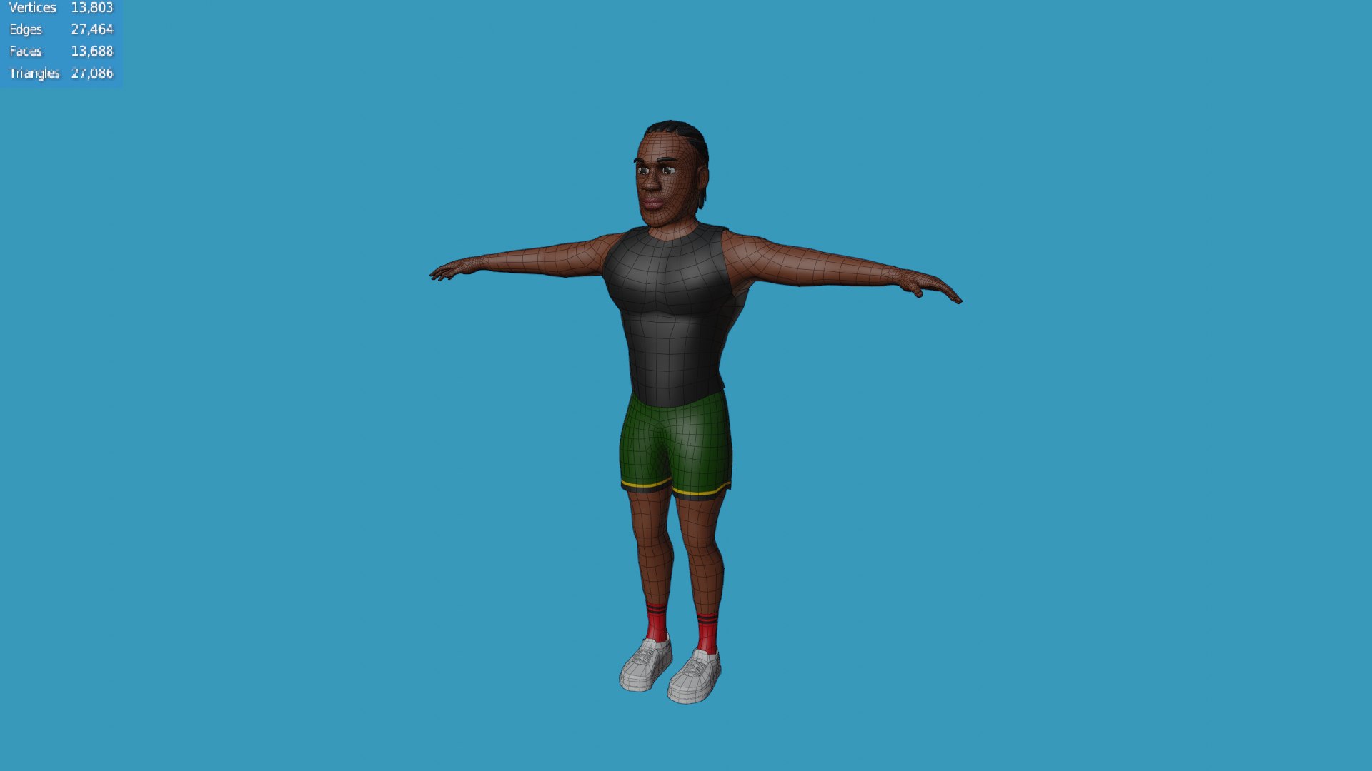 Sportsman GYM Guy Character 3 Model - TurboSquid 1916363