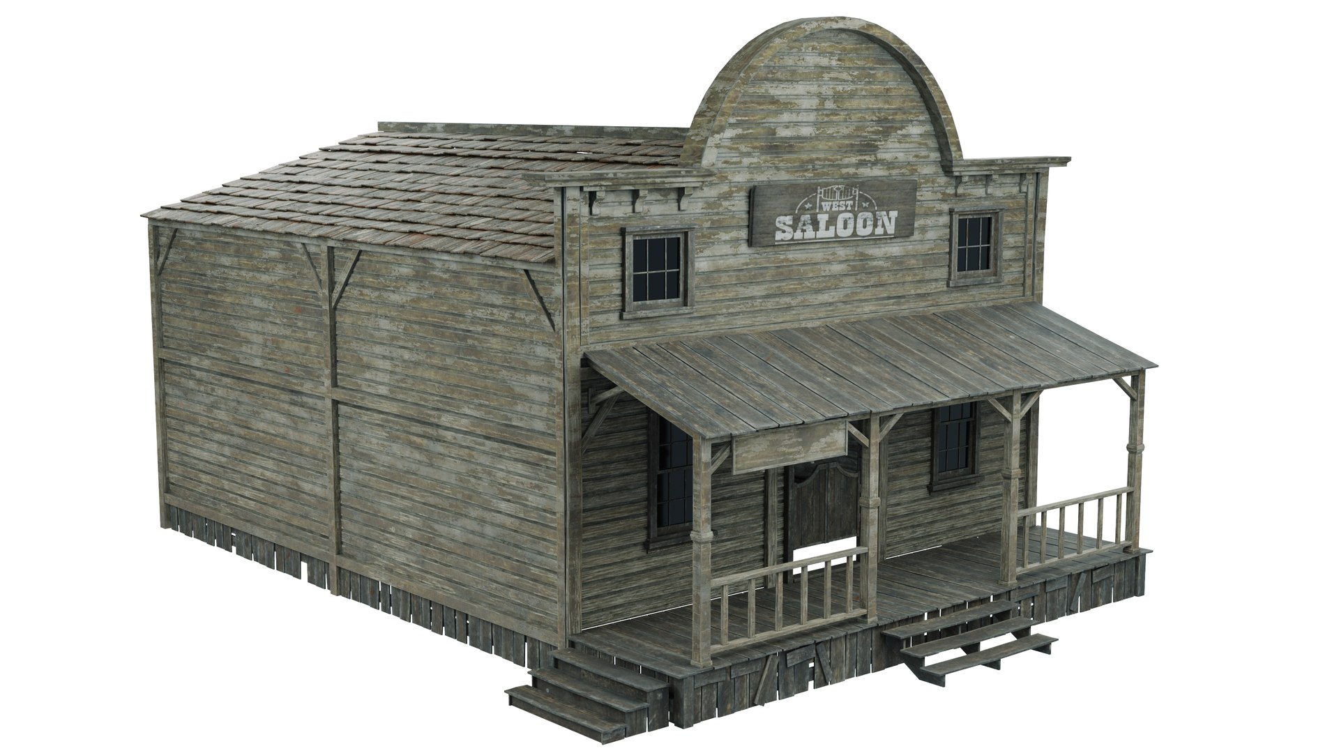 3D 3D West Saloon - TurboSquid 2183802