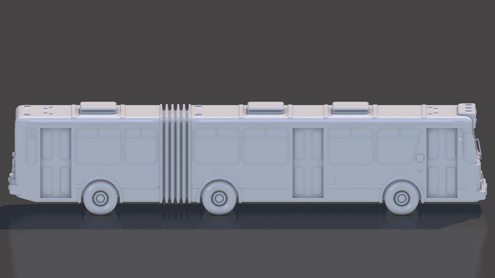 3D Model City Bus Long - TurboSquid 2147905