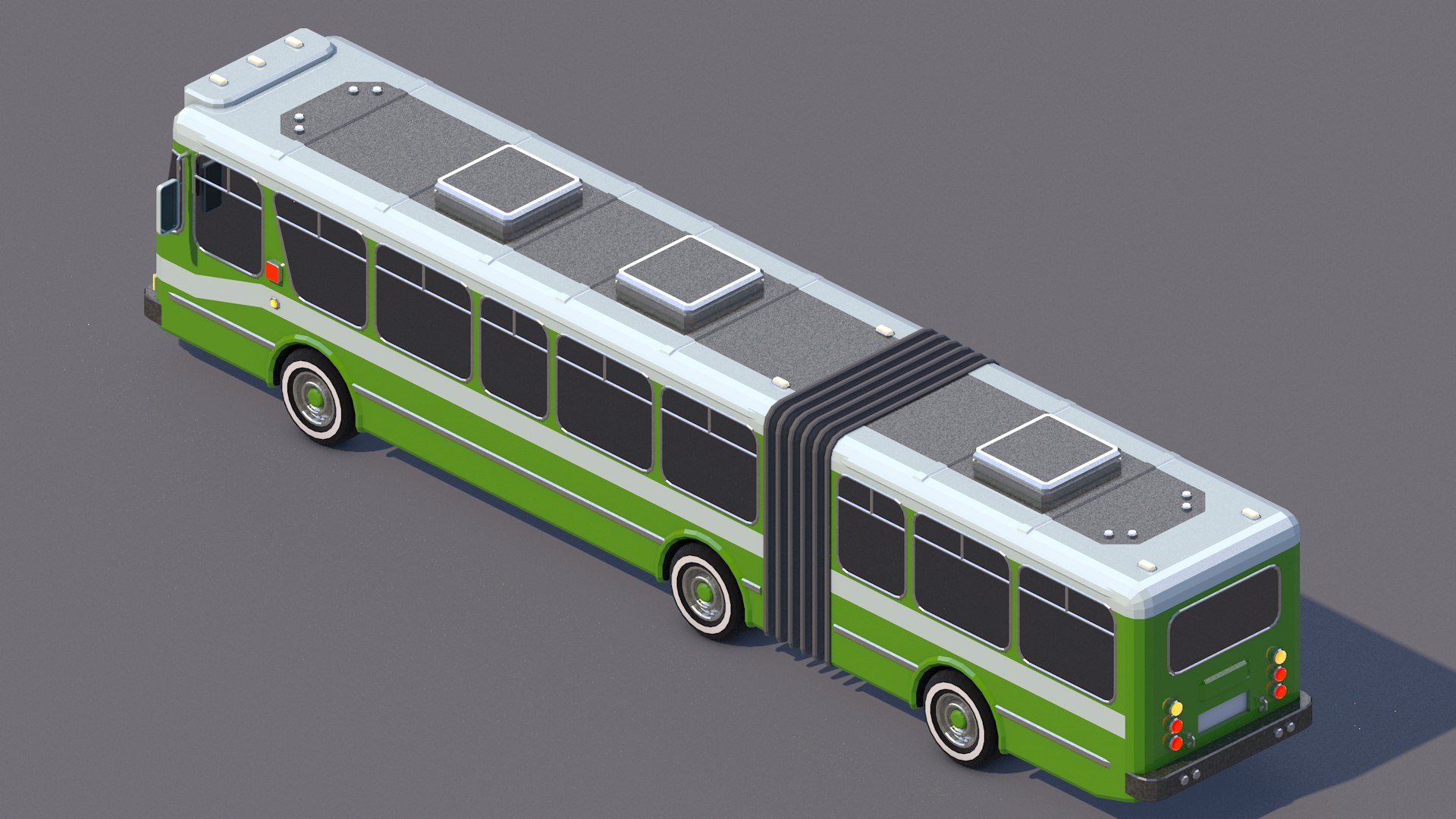 3D Model City Bus Long - TurboSquid 2147905