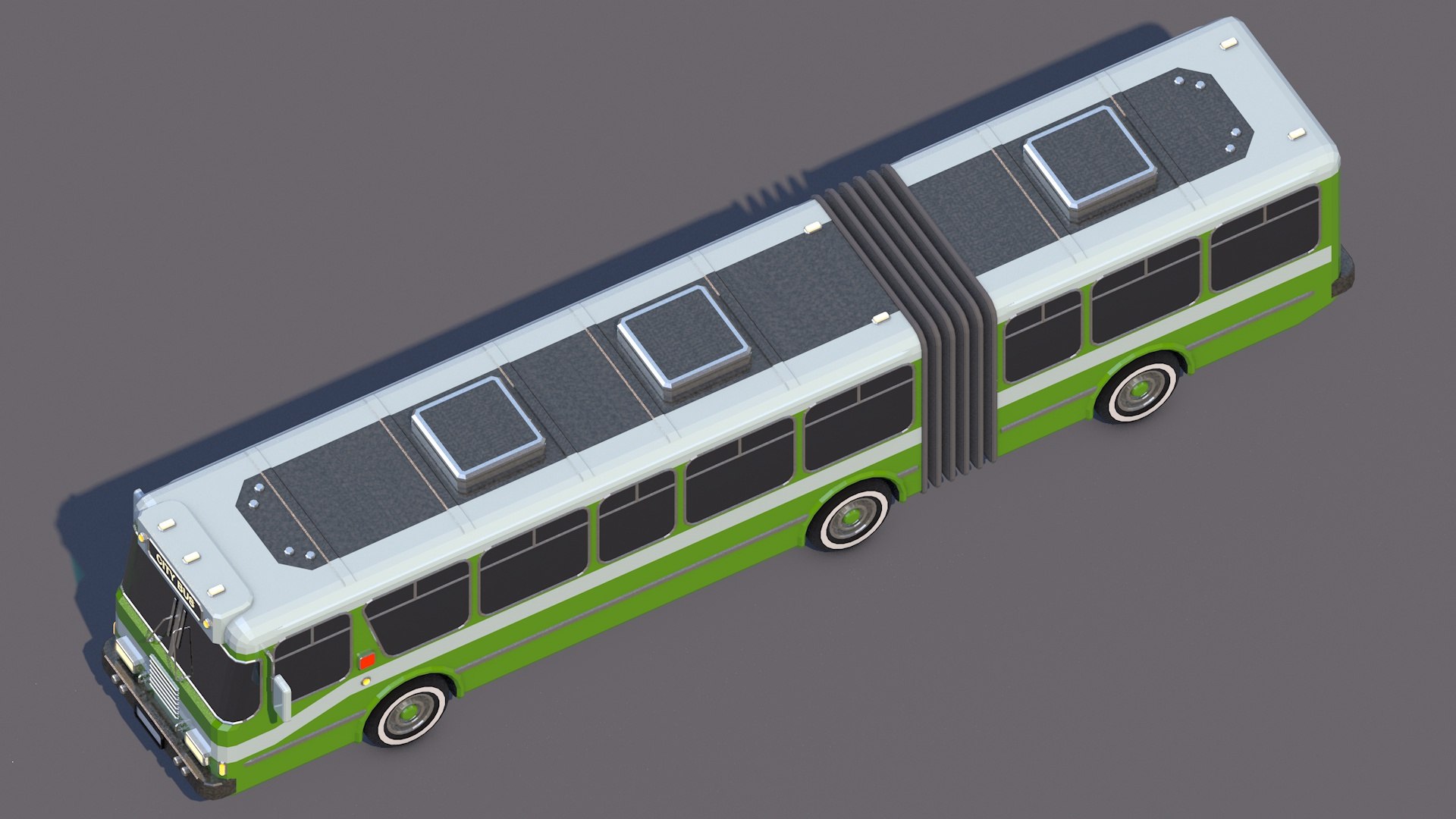 3D Model City Bus Long - TurboSquid 2147905