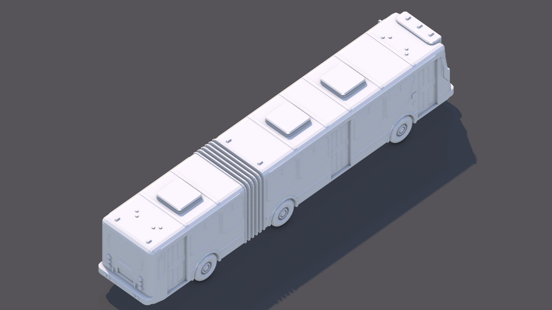 3D Model City Bus Long - TurboSquid 2147905