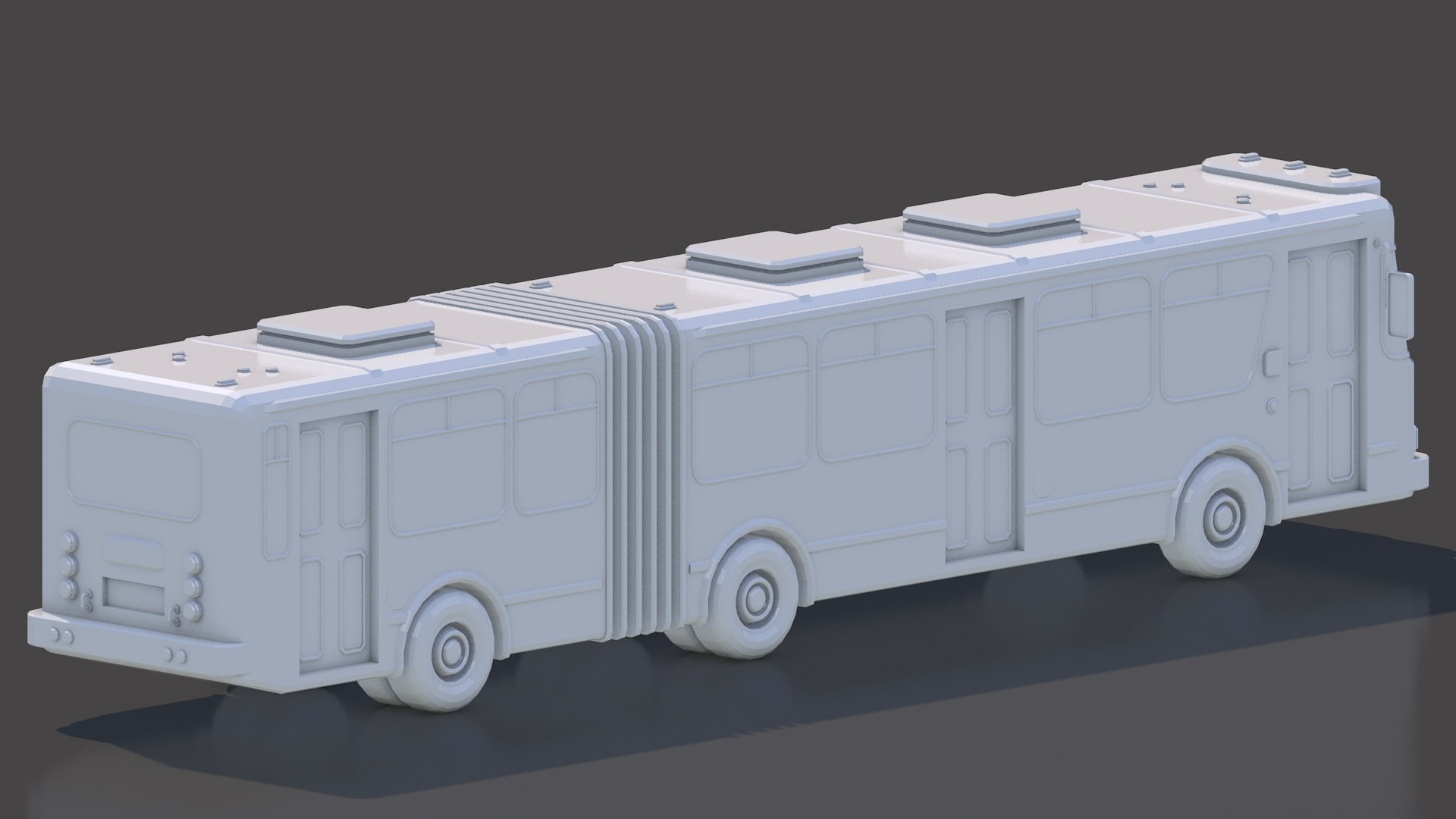 3D Model City Bus Long - TurboSquid 2147905