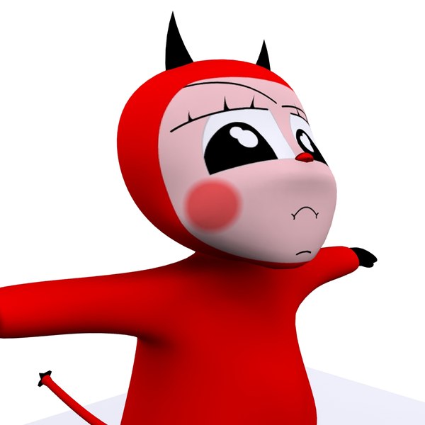 3d kid rigged demon 2010