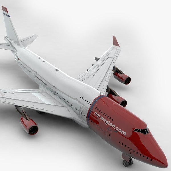 modelo 3d Boeing 747 NORWEGIAN Air L843 - TurboSquid 1605046