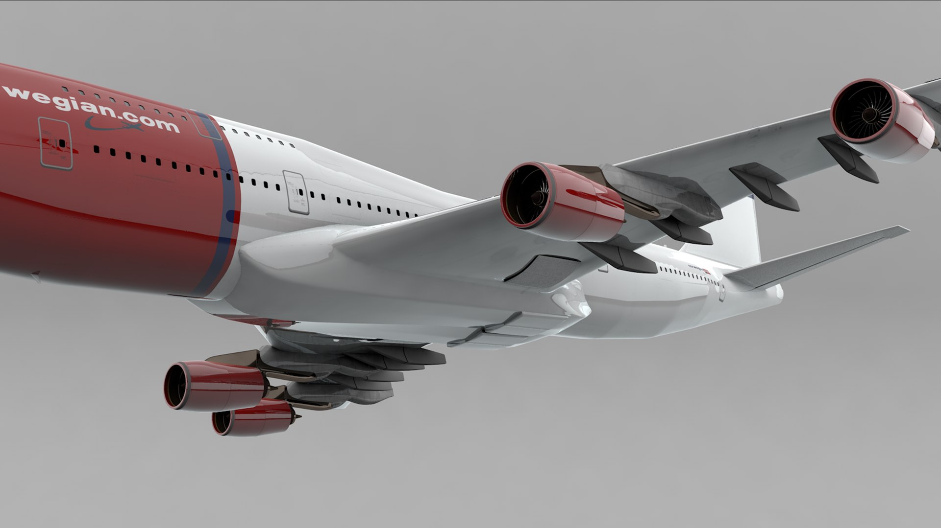 3D Boeing 747 Norwegian Air - TurboSquid 1605046