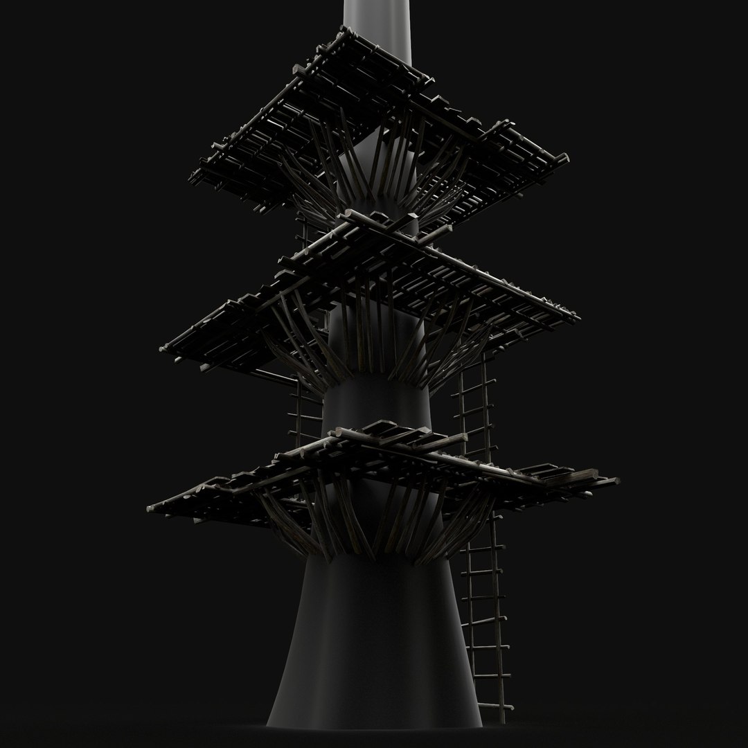 Tree Wooden Platform 3D Model - TurboSquid 1679008