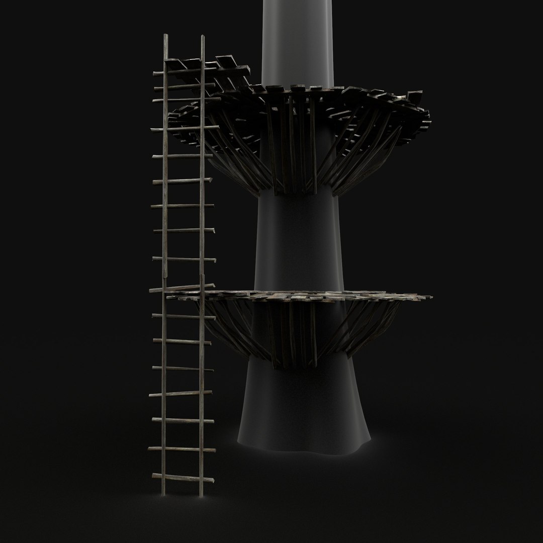 Tree Wooden Platform 3D Model - TurboSquid 1679008