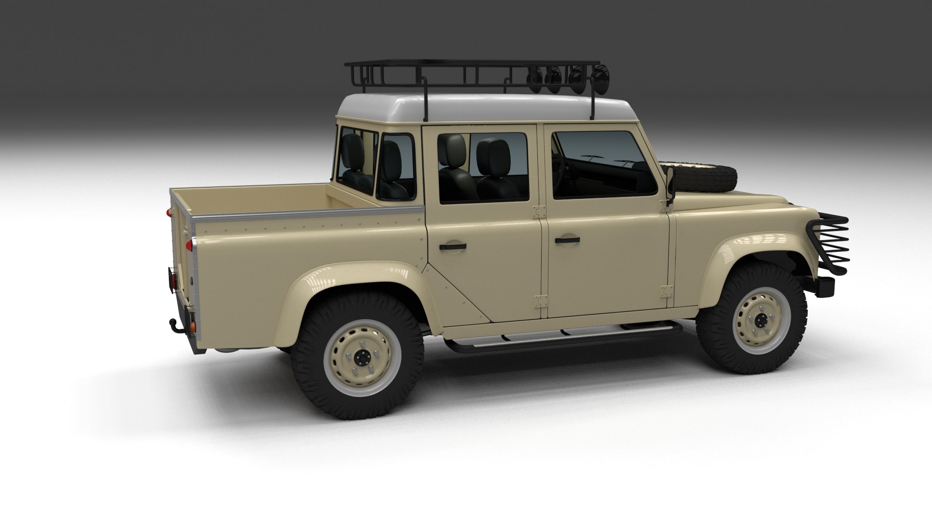 3d Model Land Rover Defender 110