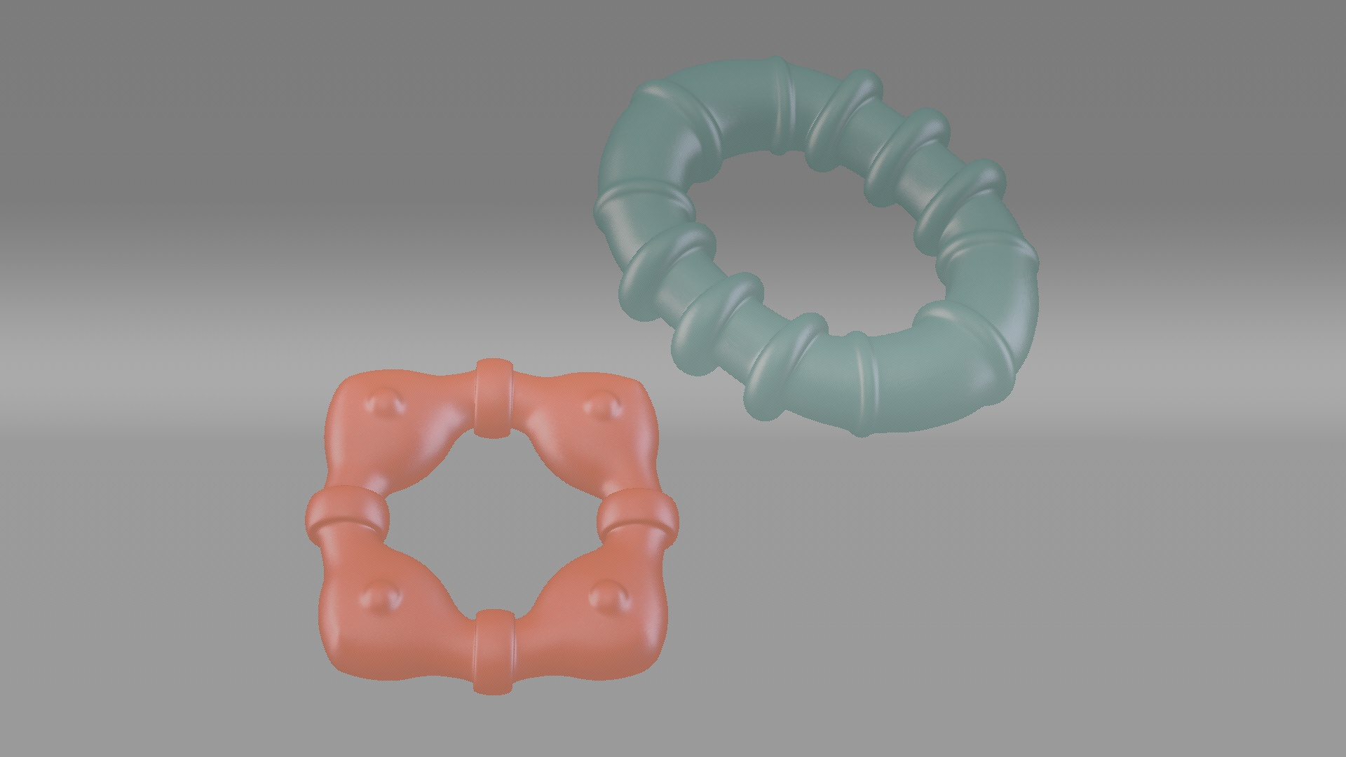 Teething Rings 3D Model - TurboSquid 1908187