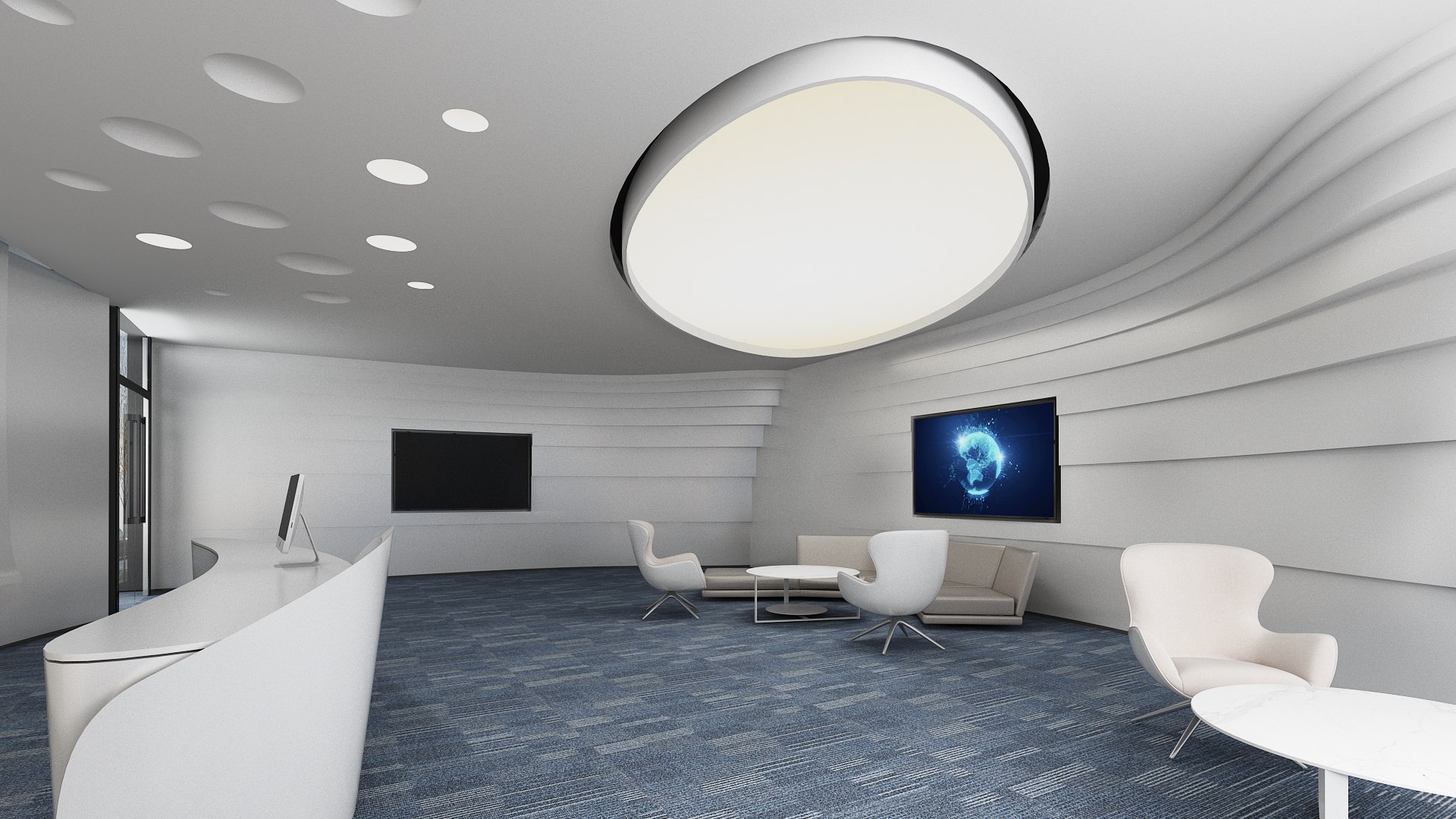 3D Model Lobby Reception 11 - TurboSquid 2205817