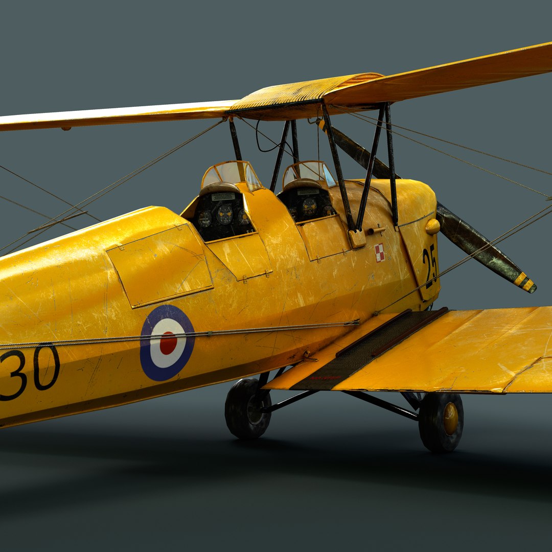Tiger Moth 3D Model | 1141981 | TurboSquid