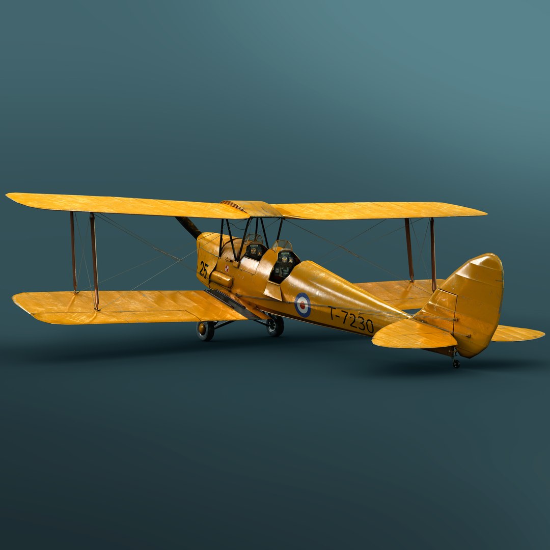 Tiger Moth 3D Model | 1141981 | TurboSquid