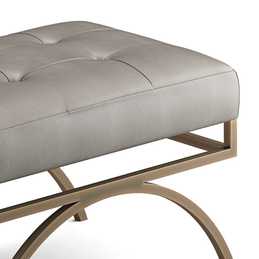 3D Baker Arc Bench By Barbara Barry Model - TurboSquid 1726897