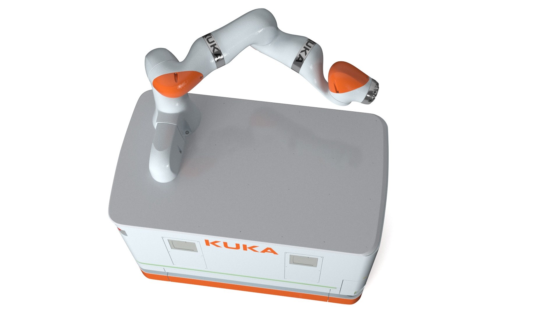 3D Mobile Robot KUKA KMR Iiwa Rigged For Maya Model - TurboSquid 2297270
