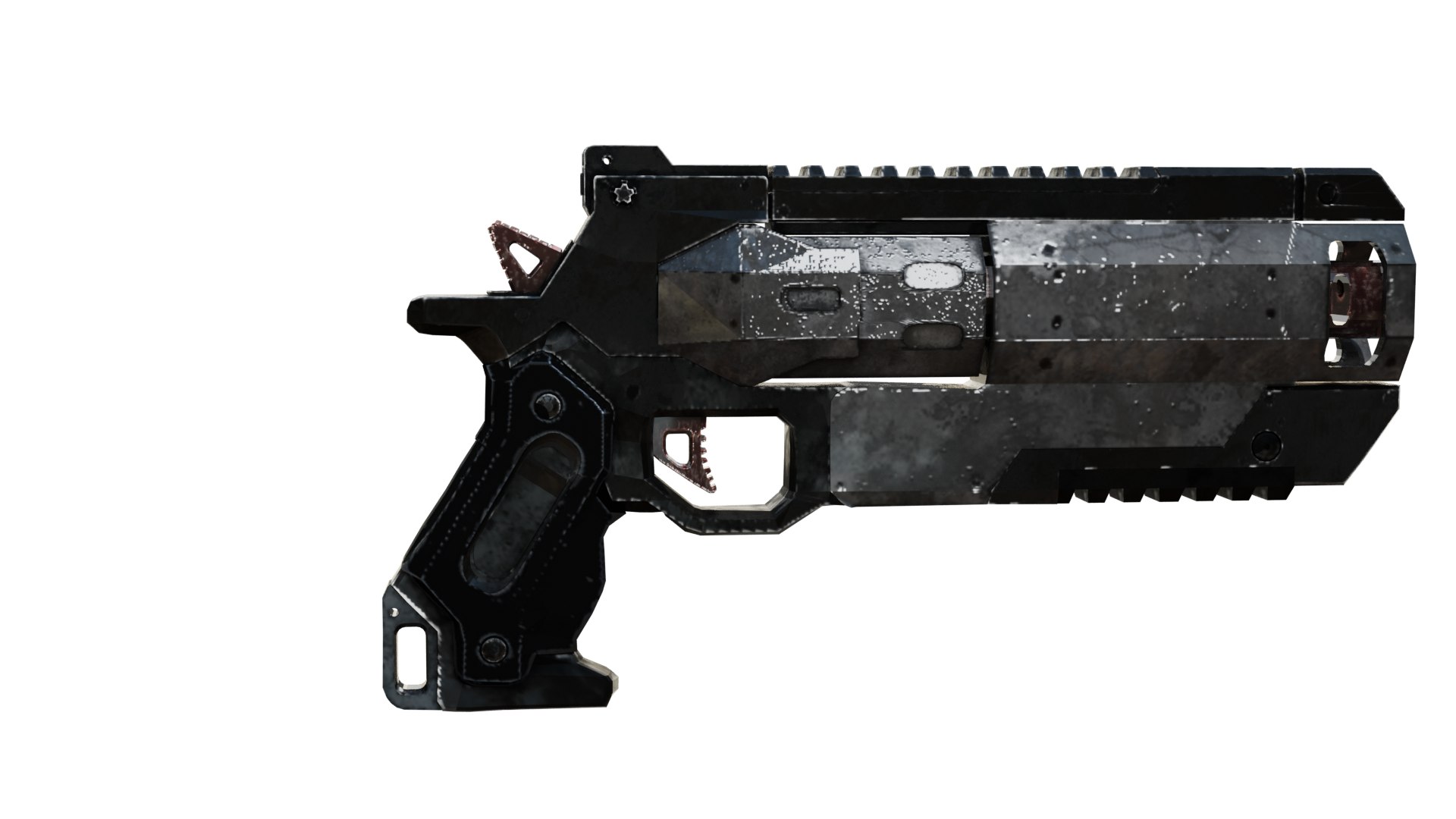 Free 3D Gun Low-Poly - TurboSquid 1714228