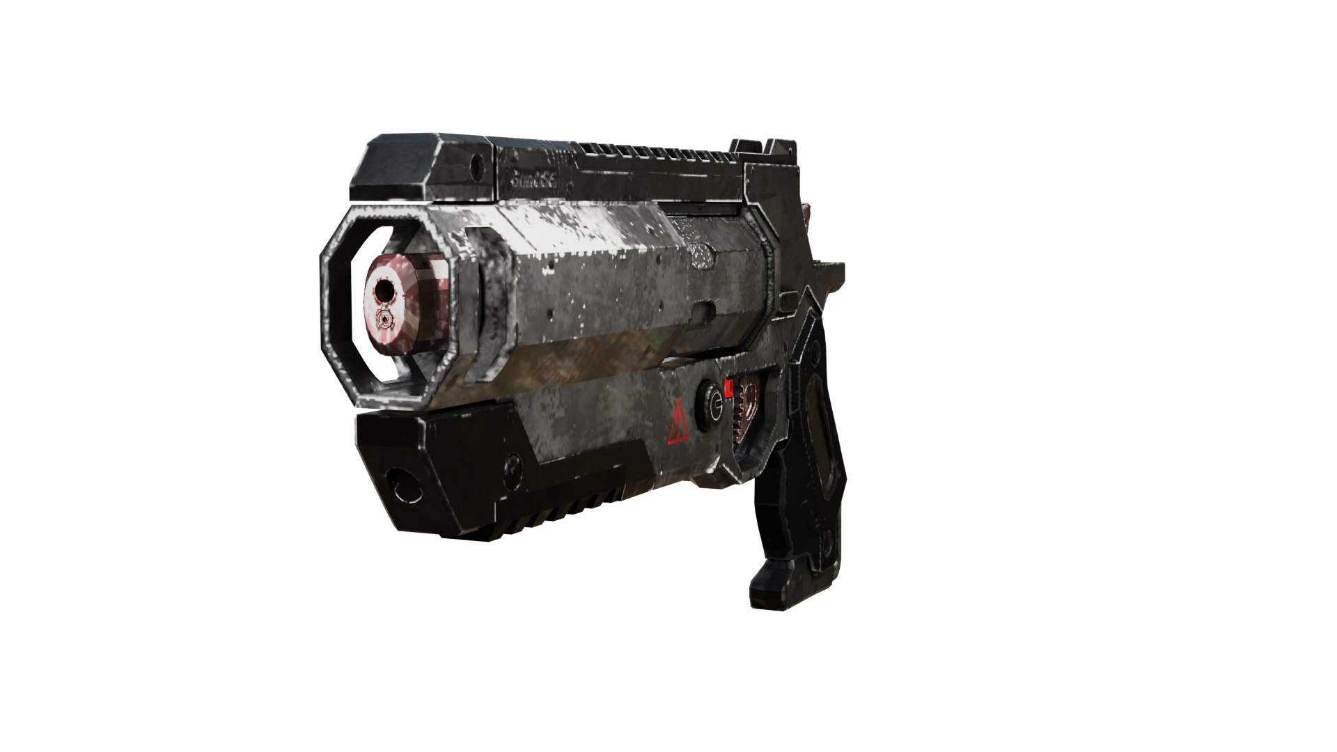 Free 3D Gun Low-Poly - TurboSquid 1714228