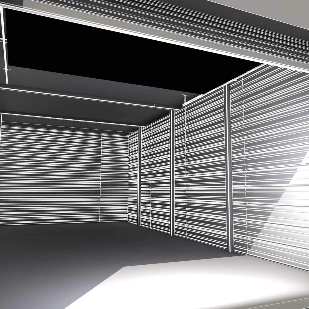 Storage Garage Animation 3d Model