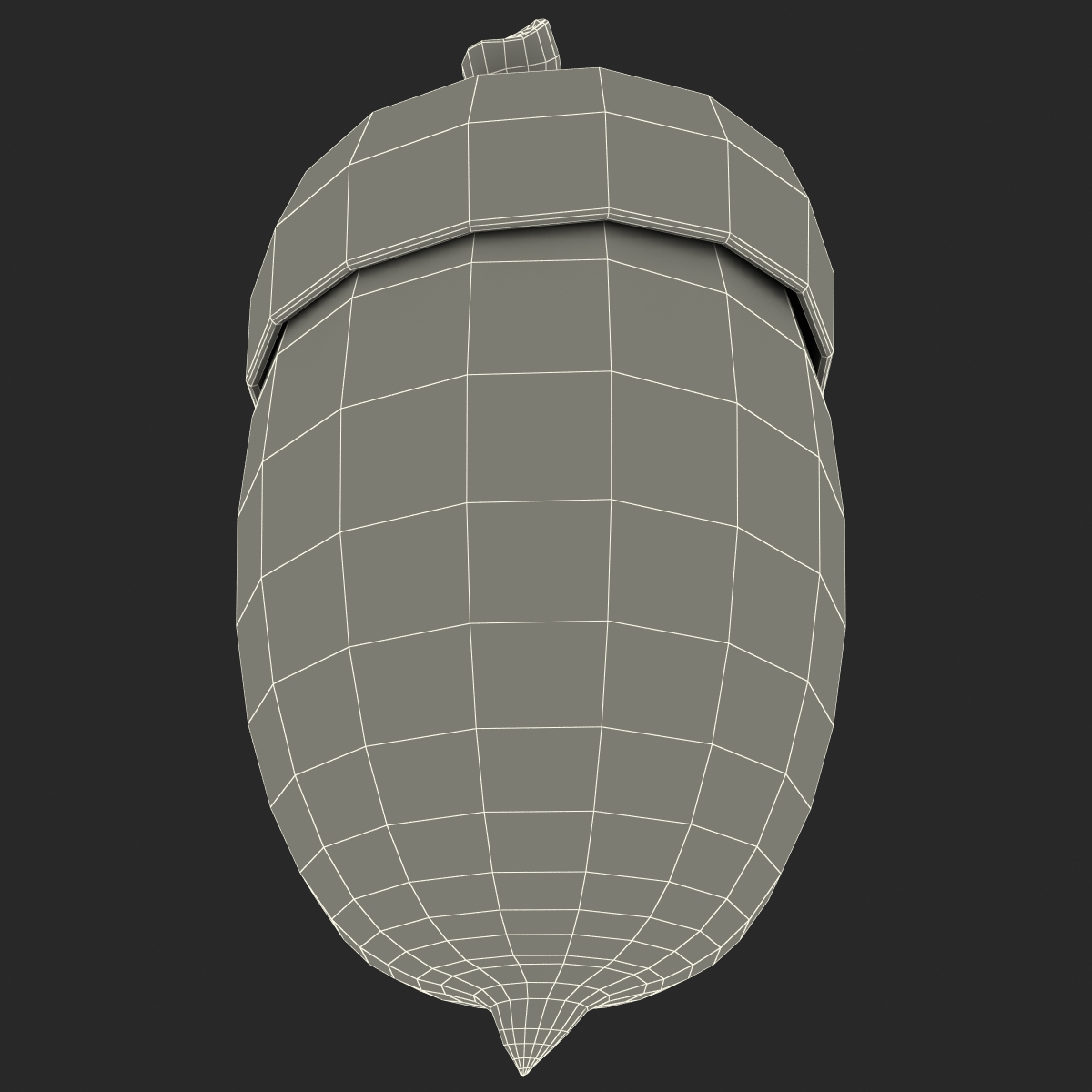 3d model acorn modelled