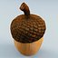 3d Model Acorn Modelled