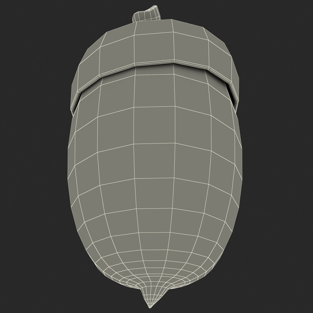 3d Model Acorn Modelled