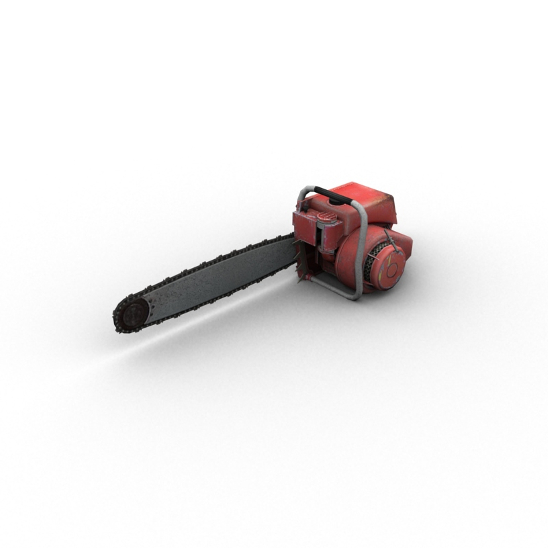 Old Chainsaw Obj