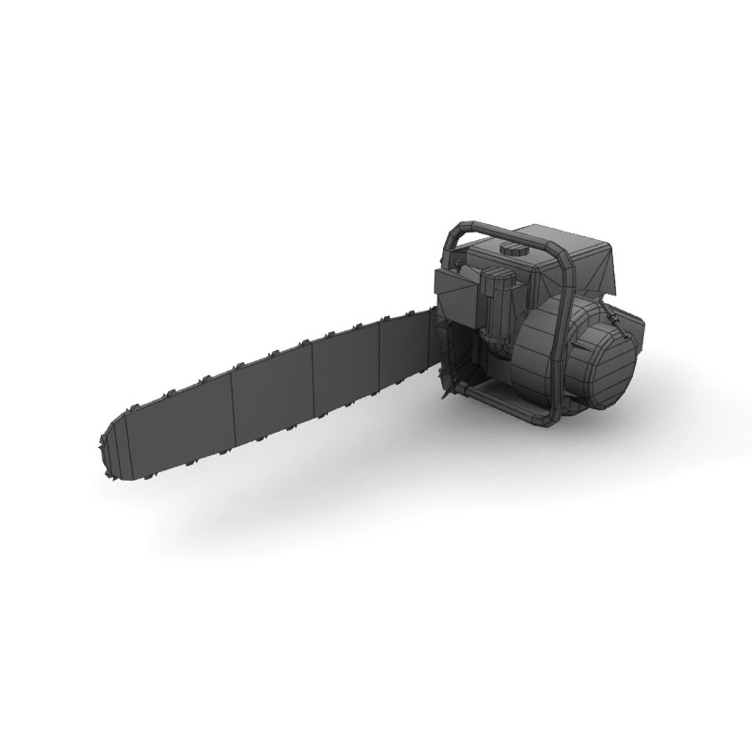 Old Chainsaw Obj