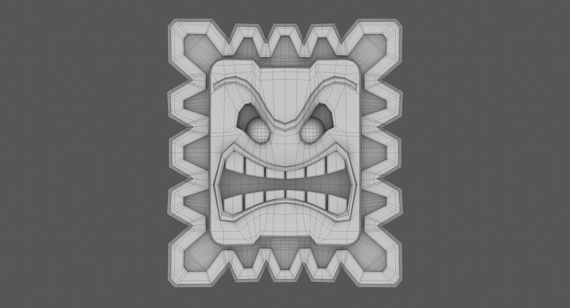 Thwomp Cinder-block Super Mario 3D Model - TurboSquid 1378119