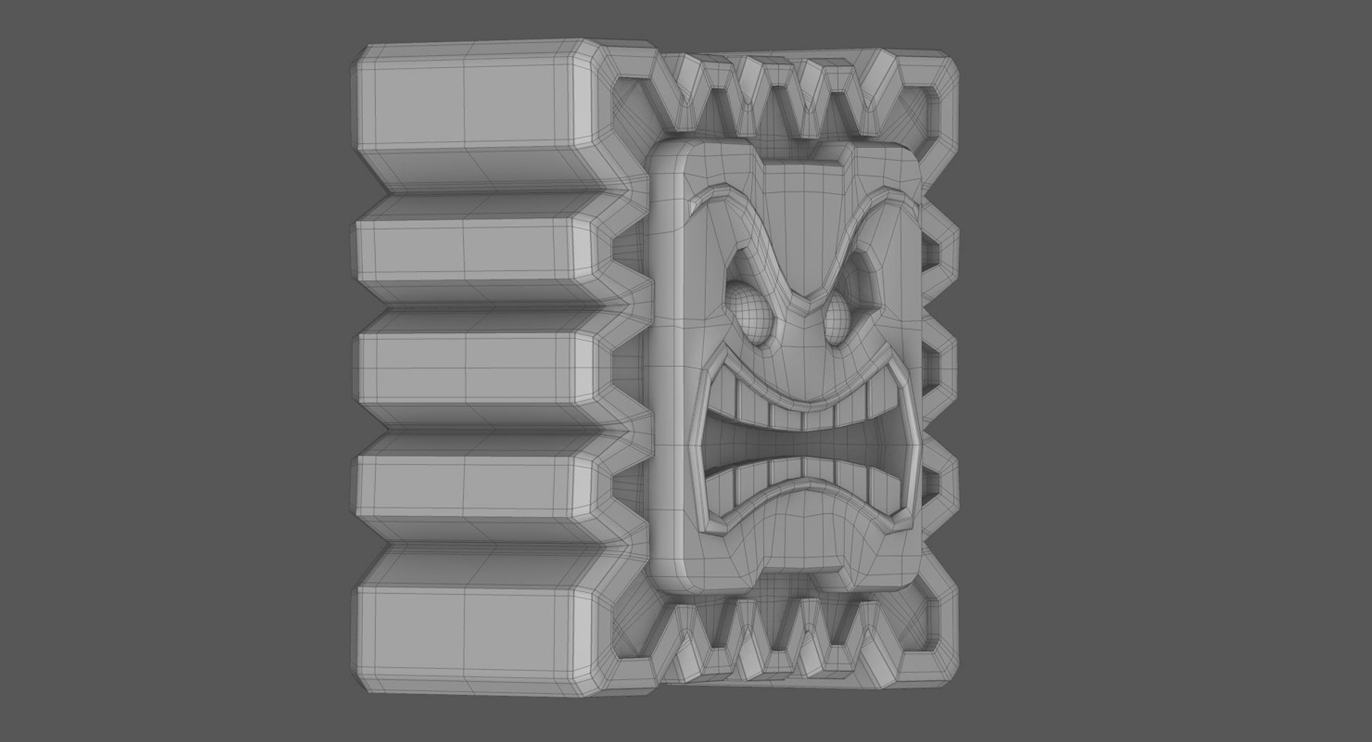Thwomp Cinder-block Super Mario 3D Model - TurboSquid 1378119