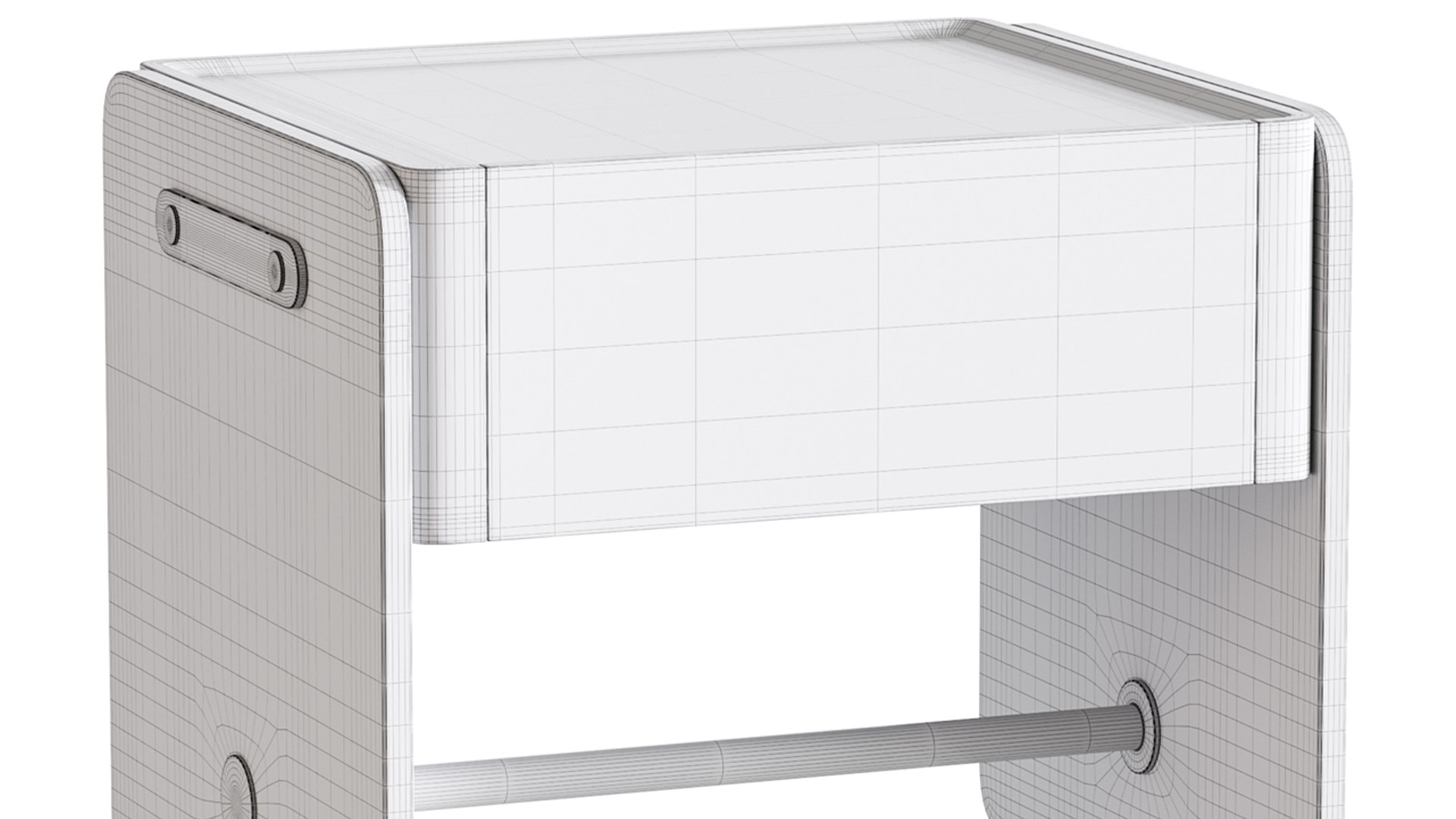 3D Minimalist Bedside Table Model - TurboSquid 2227927