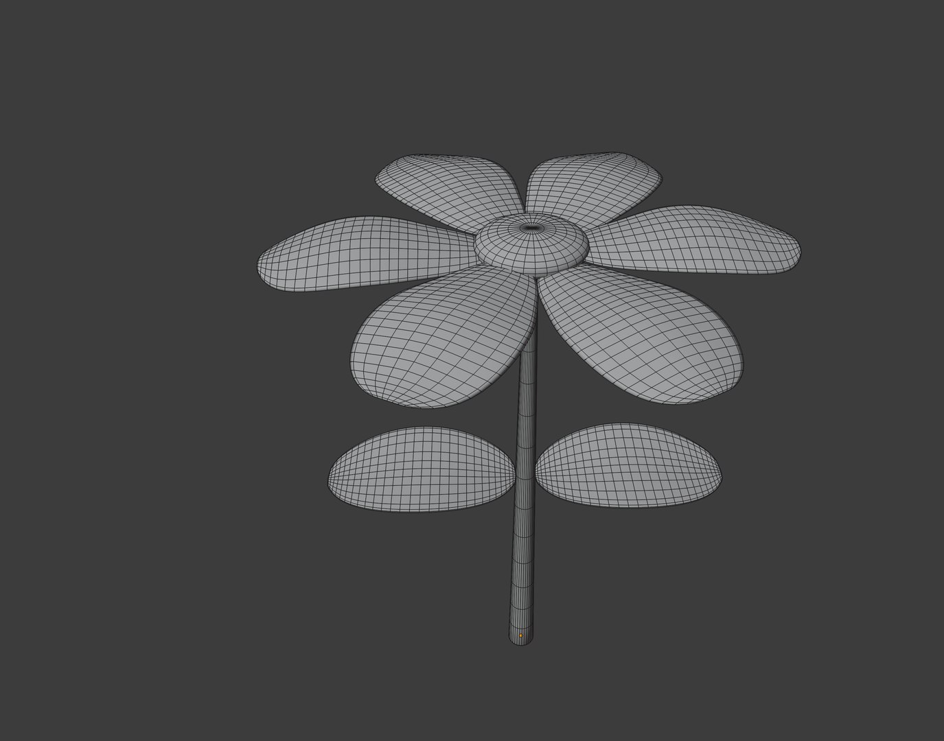 3D Green Flower Model - TurboSquid 1664136