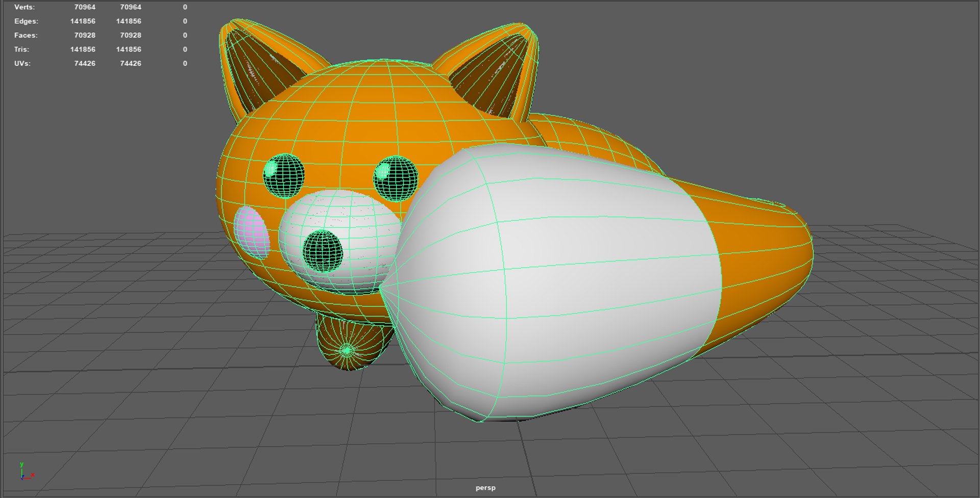 Fox Model - TurboSquid 1530689