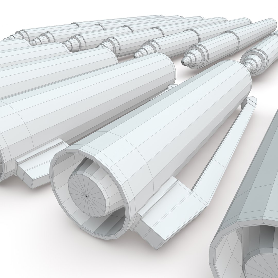 Marker Pens 3d Model