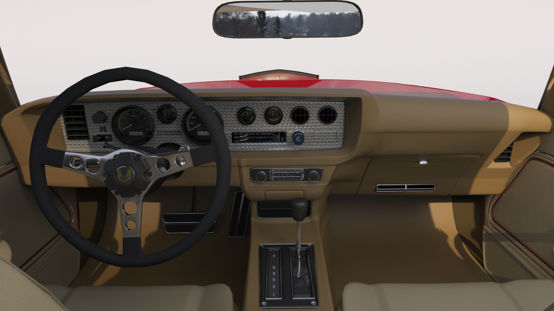 3D Pontiac Firebird Trans Am 1977Modified Wide Body Kit Model ...