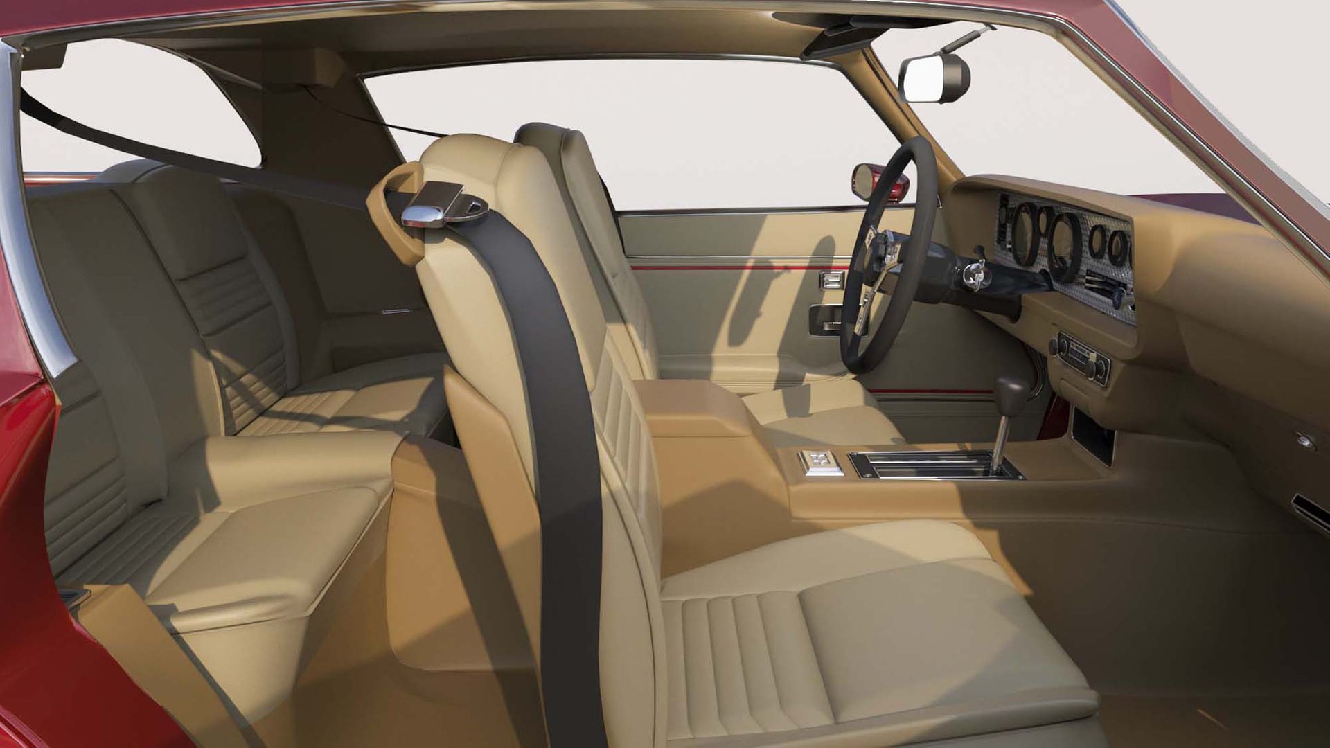 3D Pontiac Firebird Trans Am 1977Modified Wide Body Kit Model ...