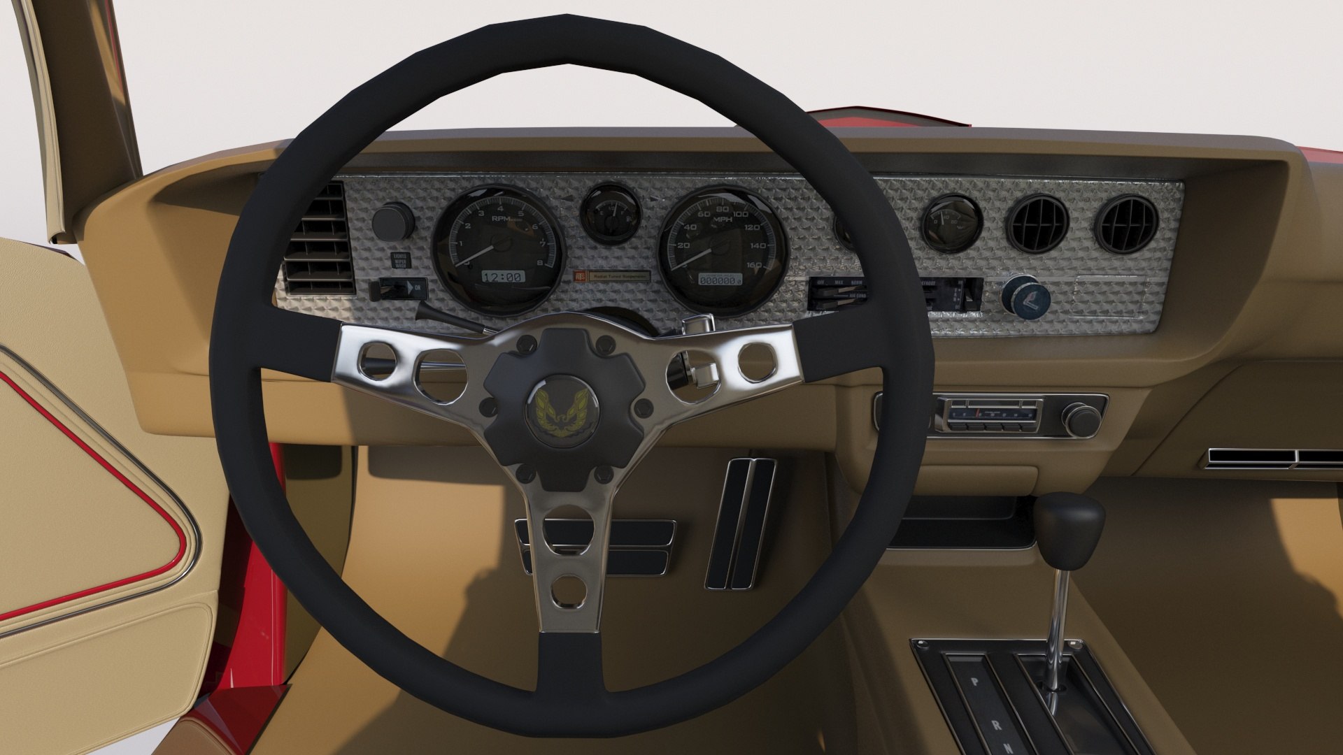3D Pontiac Firebird Trans Am 1977Modified Wide Body Kit Model ...