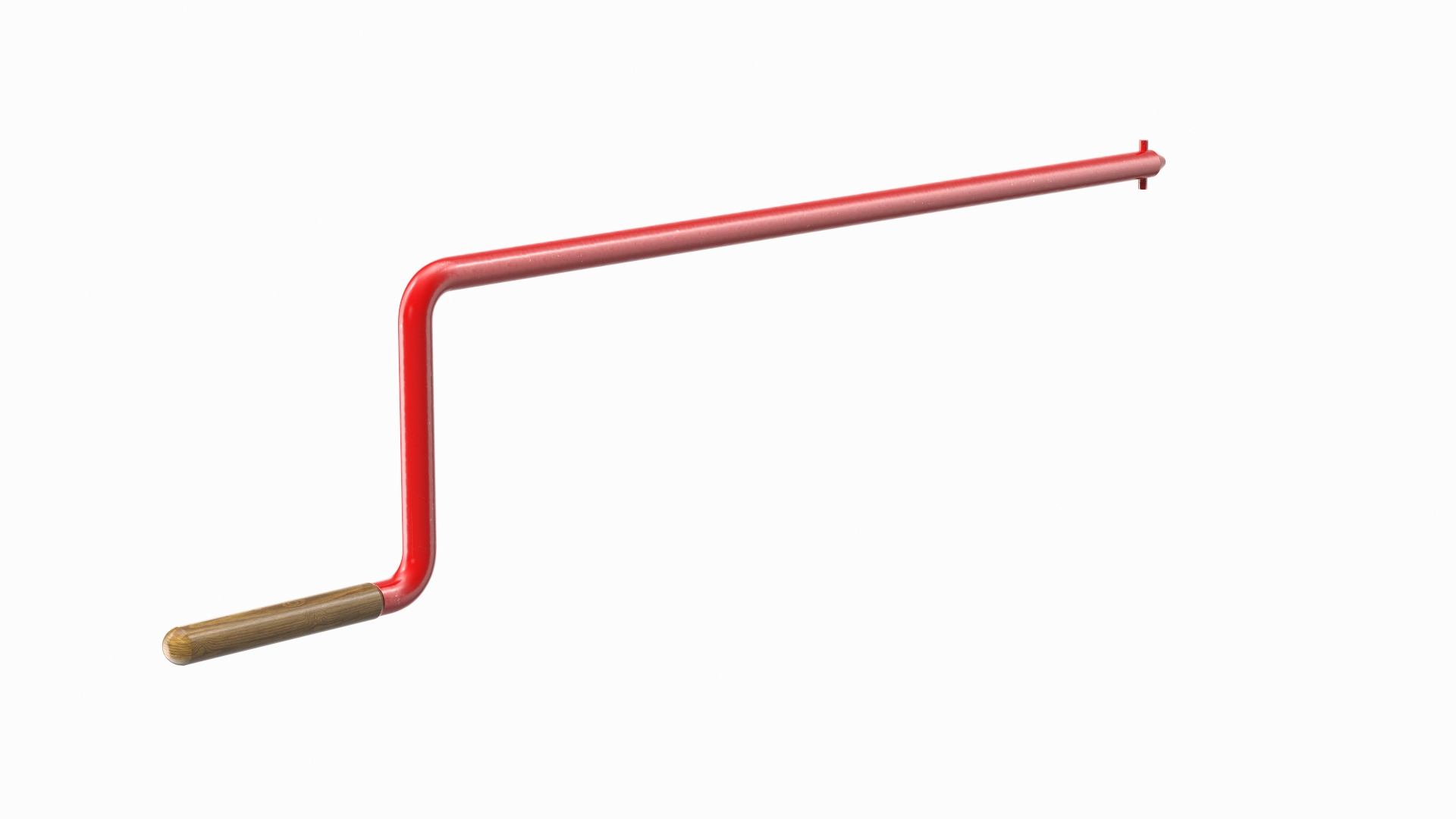 3D Engine Crank Starter Handle Red - TurboSquid 1912213