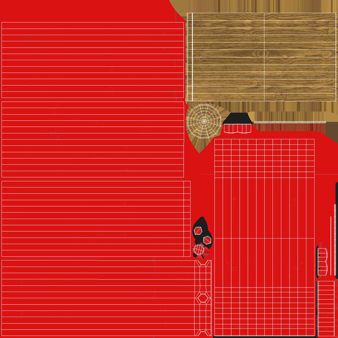 3D Engine Crank Starter Handle Red - TurboSquid 1912213