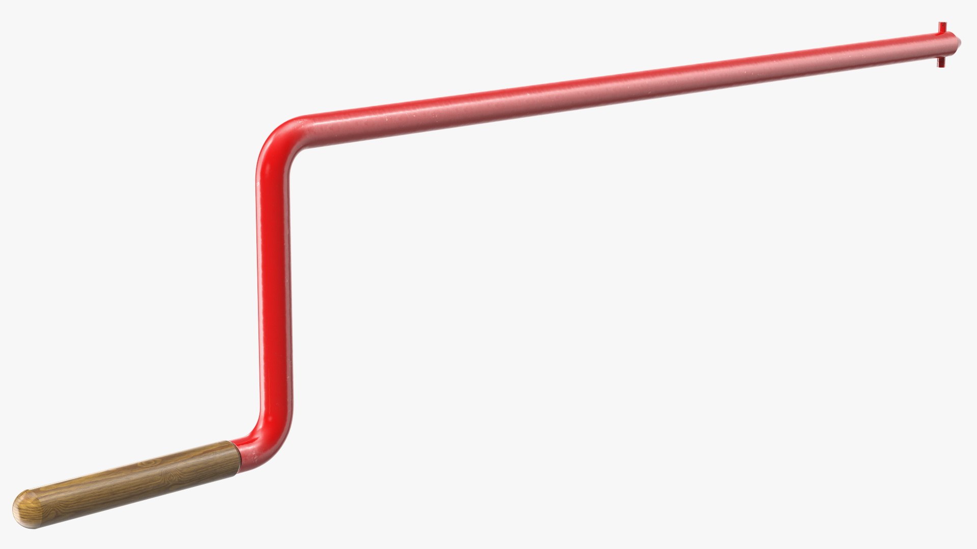 3D Engine Crank Starter Handle Red - TurboSquid 1912213