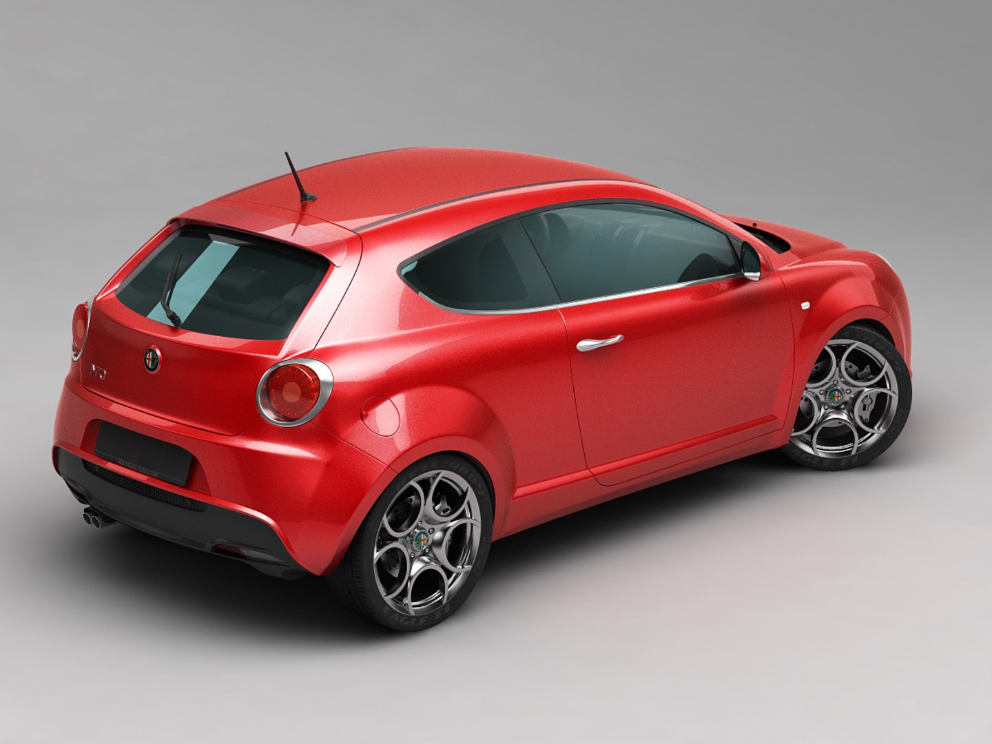 alfa romeo mito 2013 3d 3ds