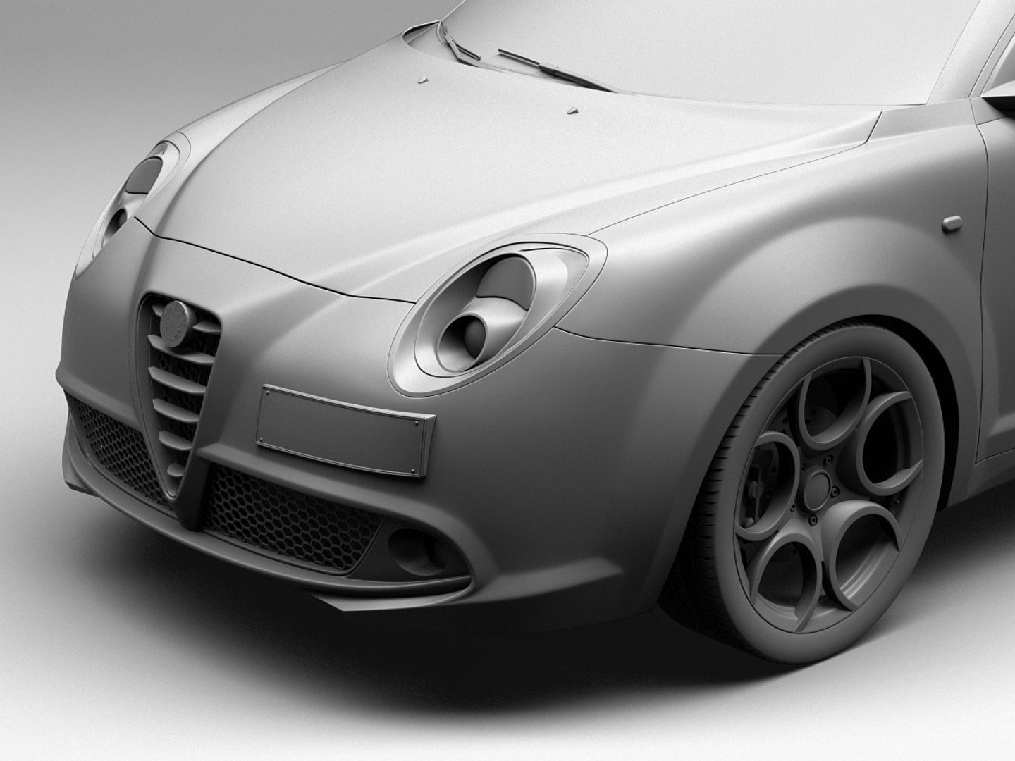 alfa romeo mito 2013 3d 3ds