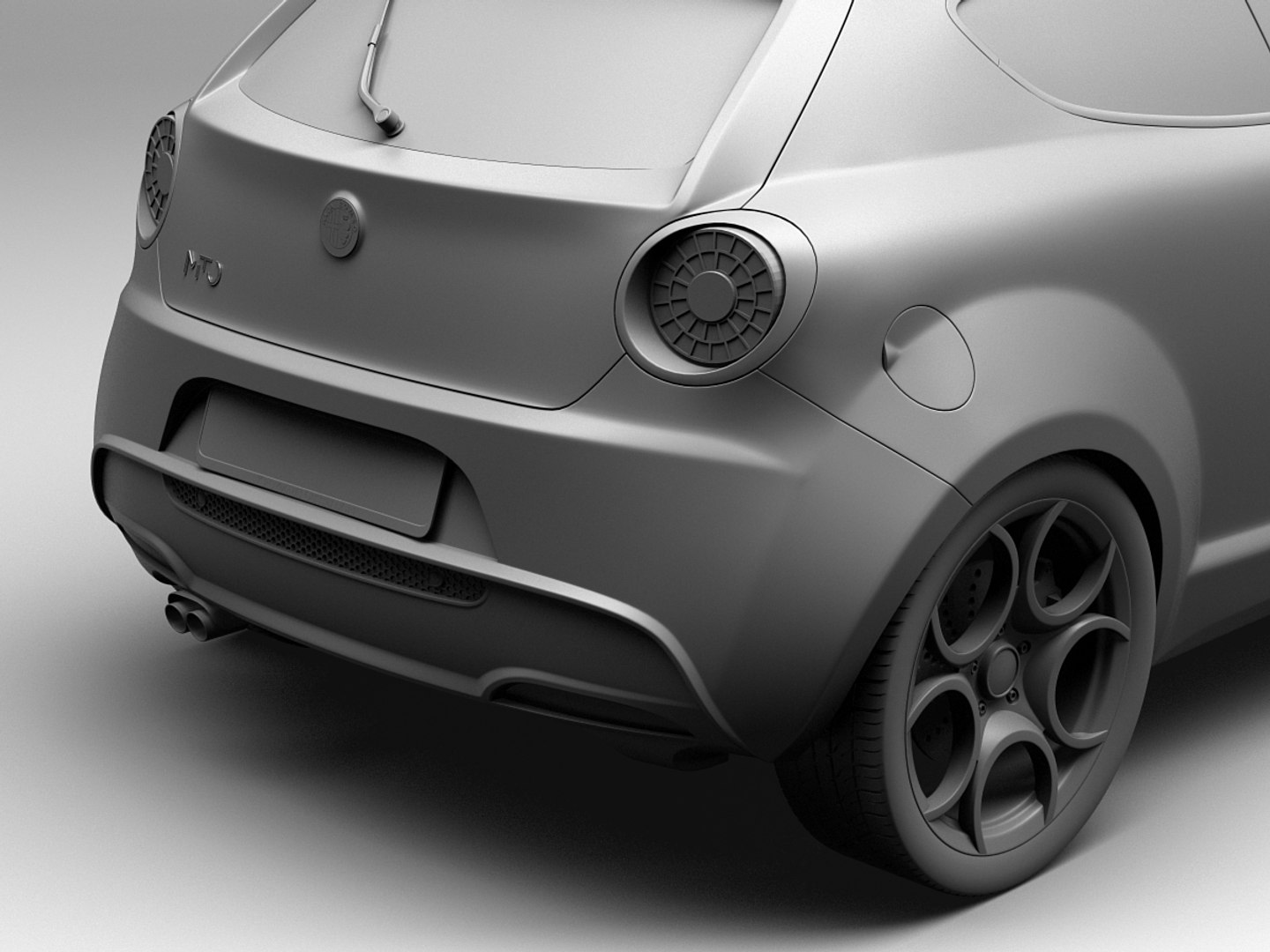 alfa romeo mito 2013 3d 3ds