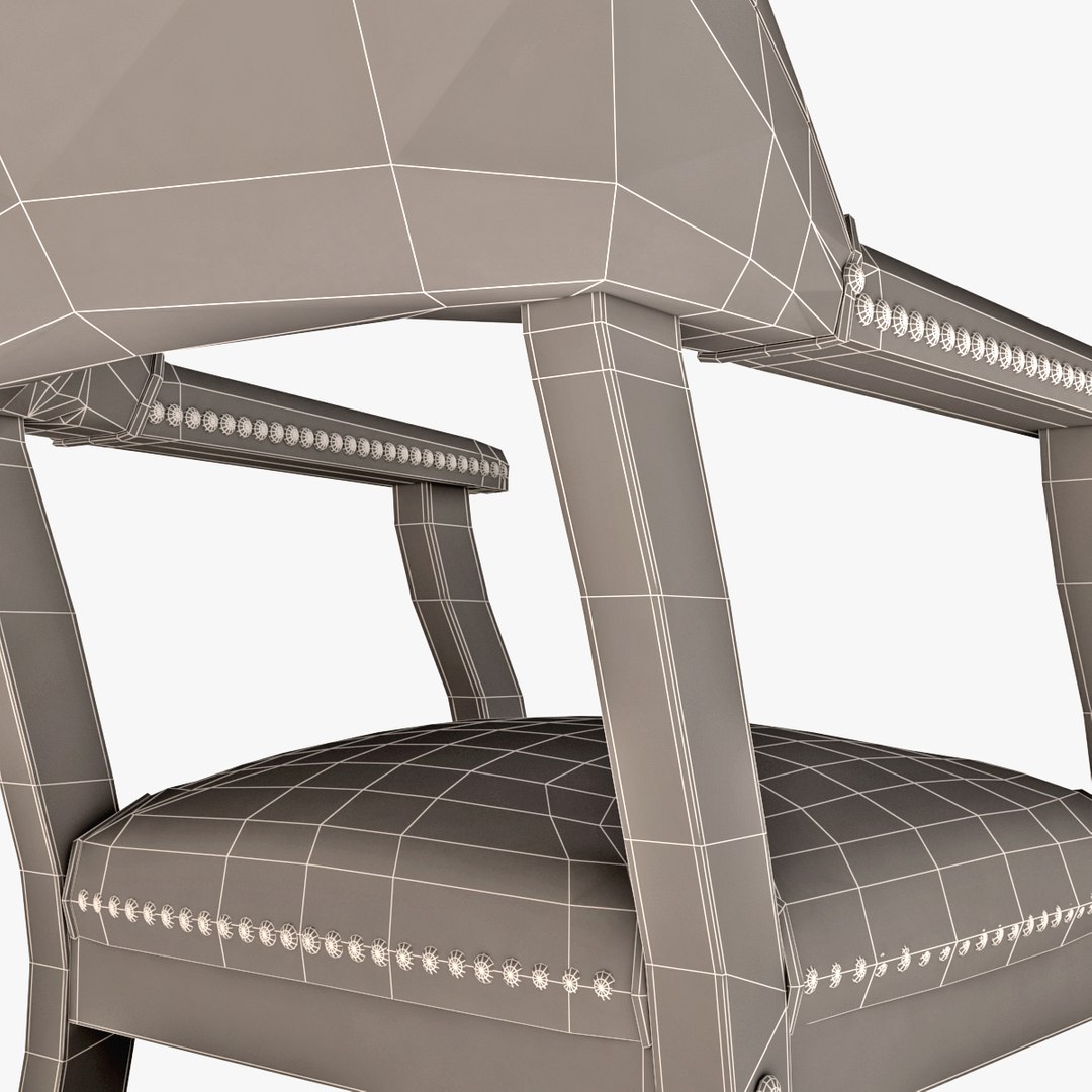 Captains Chair 3d Model
